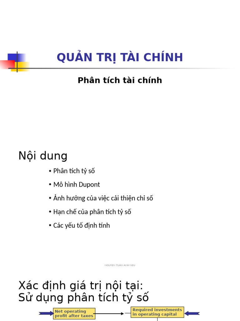 QTTC PPT Ch03 Phân Tích Tài Chính Neu 2022 | PDF