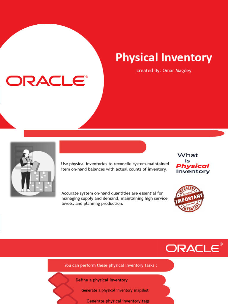 Physical Inventory | PDF | Inventory | Computing