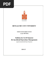 BU B.com SEP Course Matrix 24-25 FINAL 1st An 2n Sem | PDF | University ...