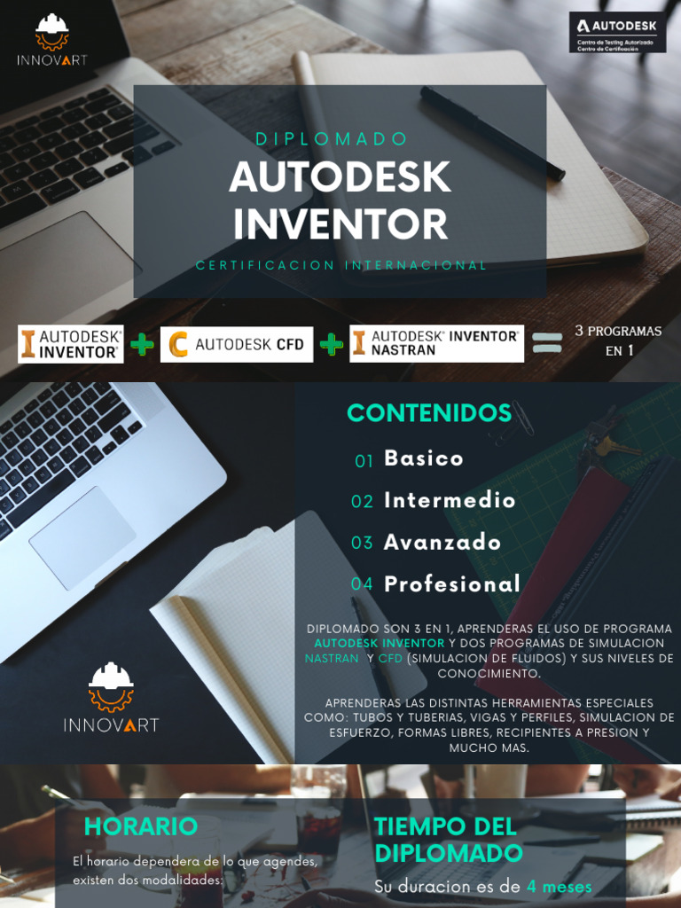 Diplomado Autodesk Inventor Online 3 en 1 | PDF