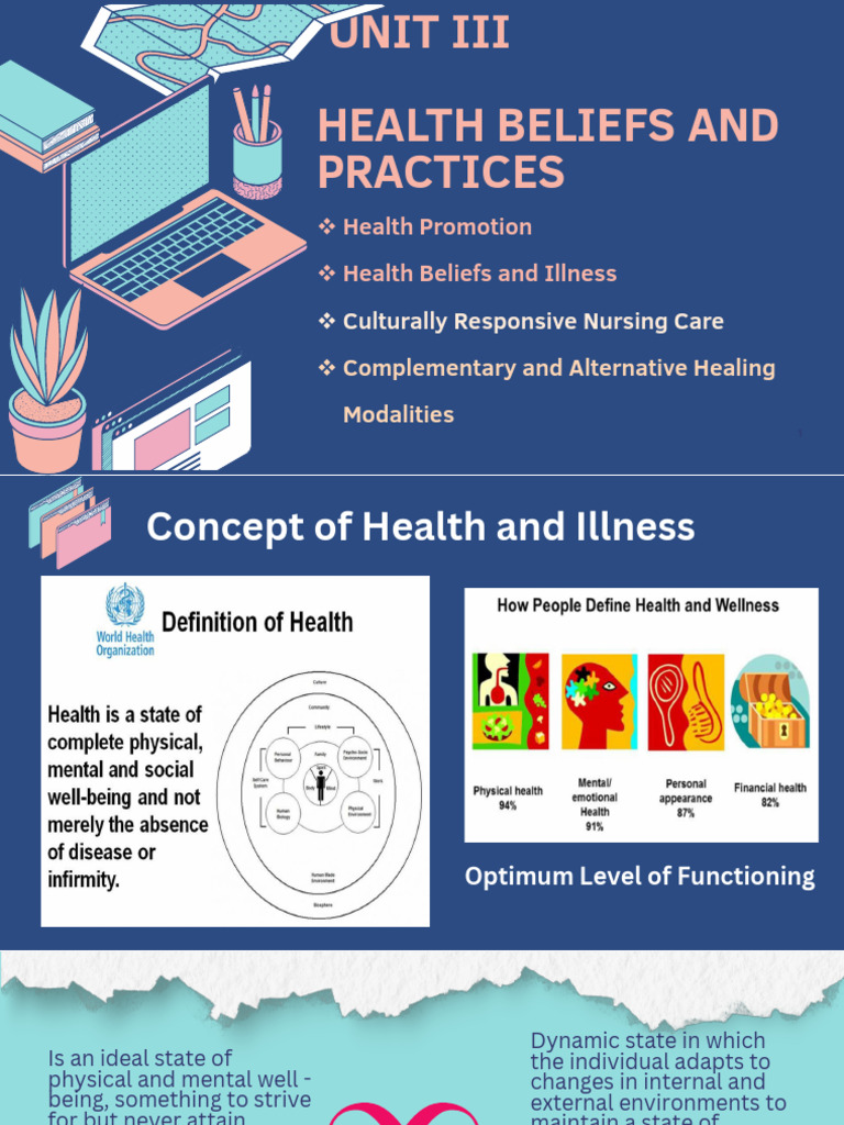 Unit III. Health Beliefs and Practices | PDF | Acupressure | Massage