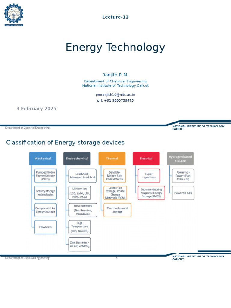 Energy Storage Devices Overview | PDF | Superconductivity | Quantum Phases