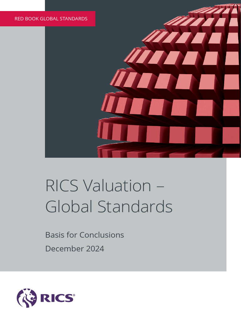 RICS Red Book Global Standards 2025 | PDF | Real Estate Appraisal