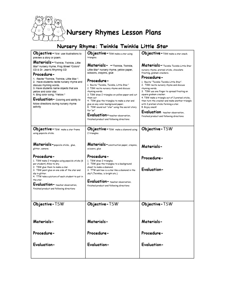 MR - X Nursery Rhyme Twinkle Twinkle | PDF