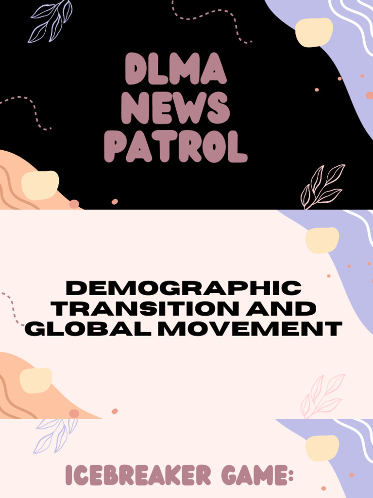 Demographic Transition and Global Movement 1 | PDF | Human Migration ...