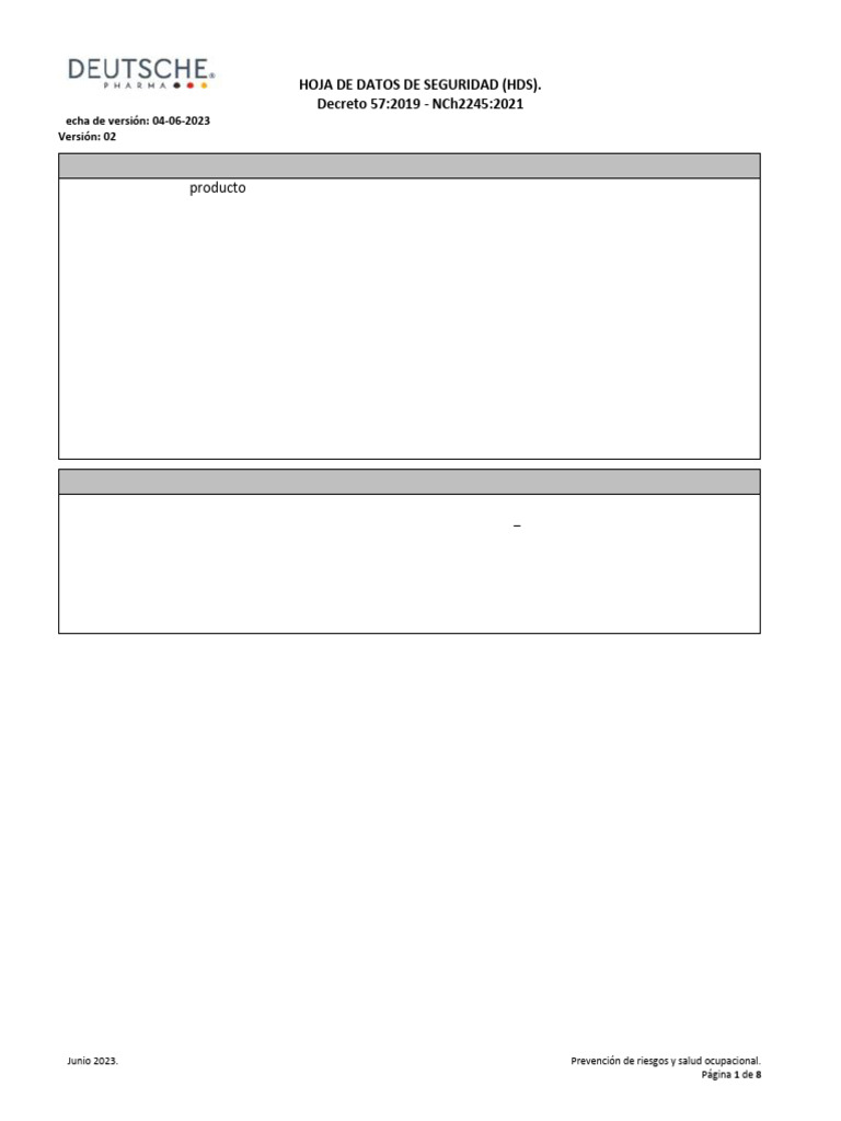 HDS Protector Solar | PDF | Seguridad y salud ocupacional | Protector solar