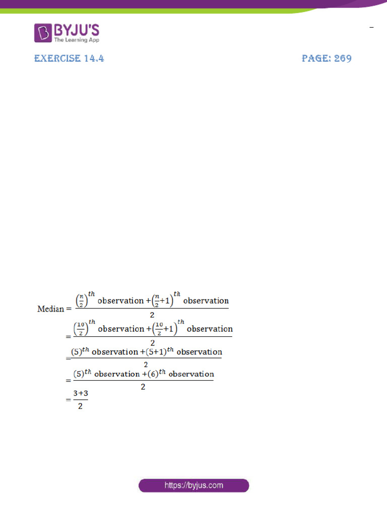Class 9 Maths: Statistics Solutions | PDF | Arithmetic Mean | Mode ...