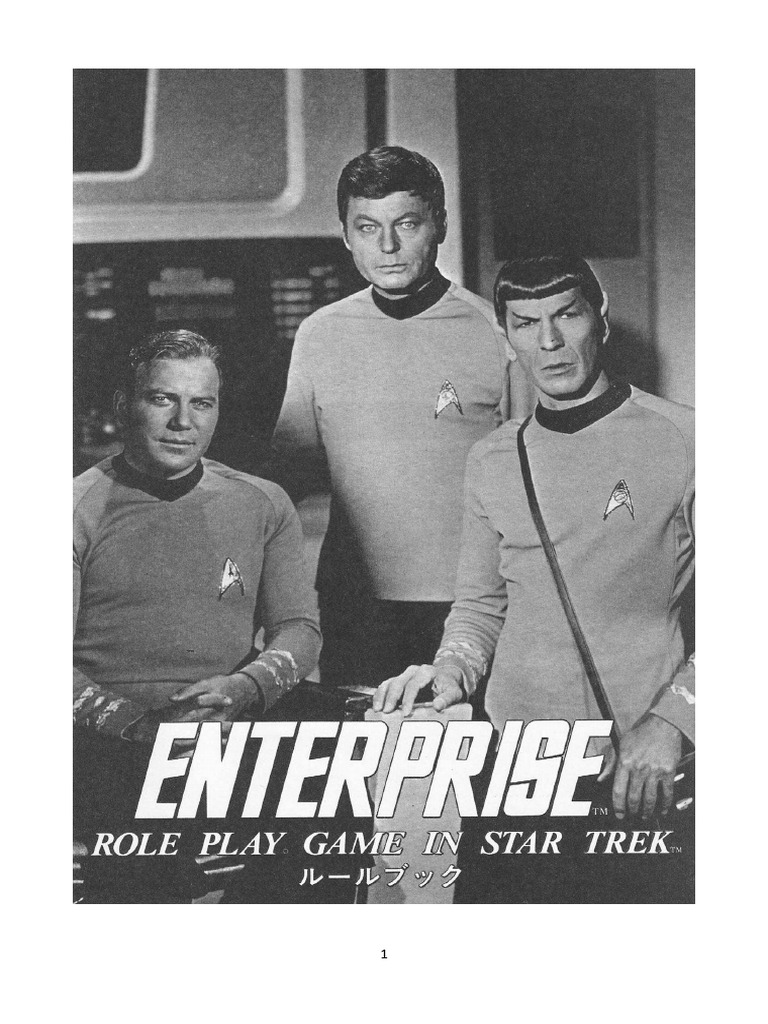 Enterprise Role Play Game in Star Trek de Tsukuda Hobby | PDF | Juegos ...
