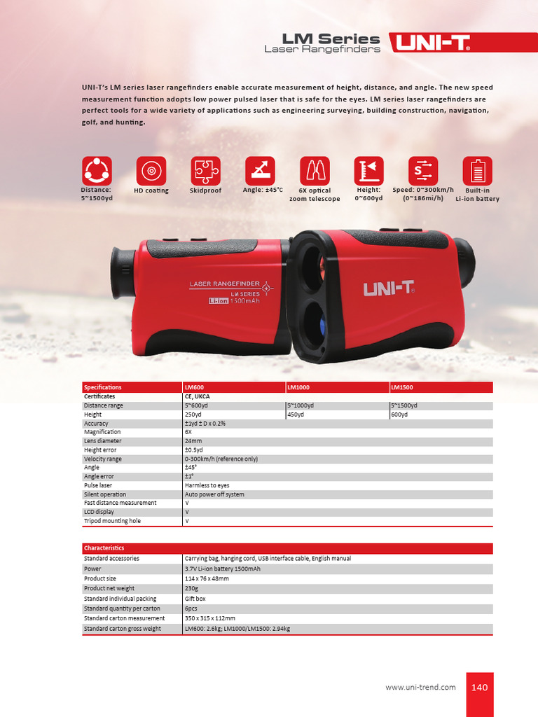 UniT LM Laser Rangefinder | PDF