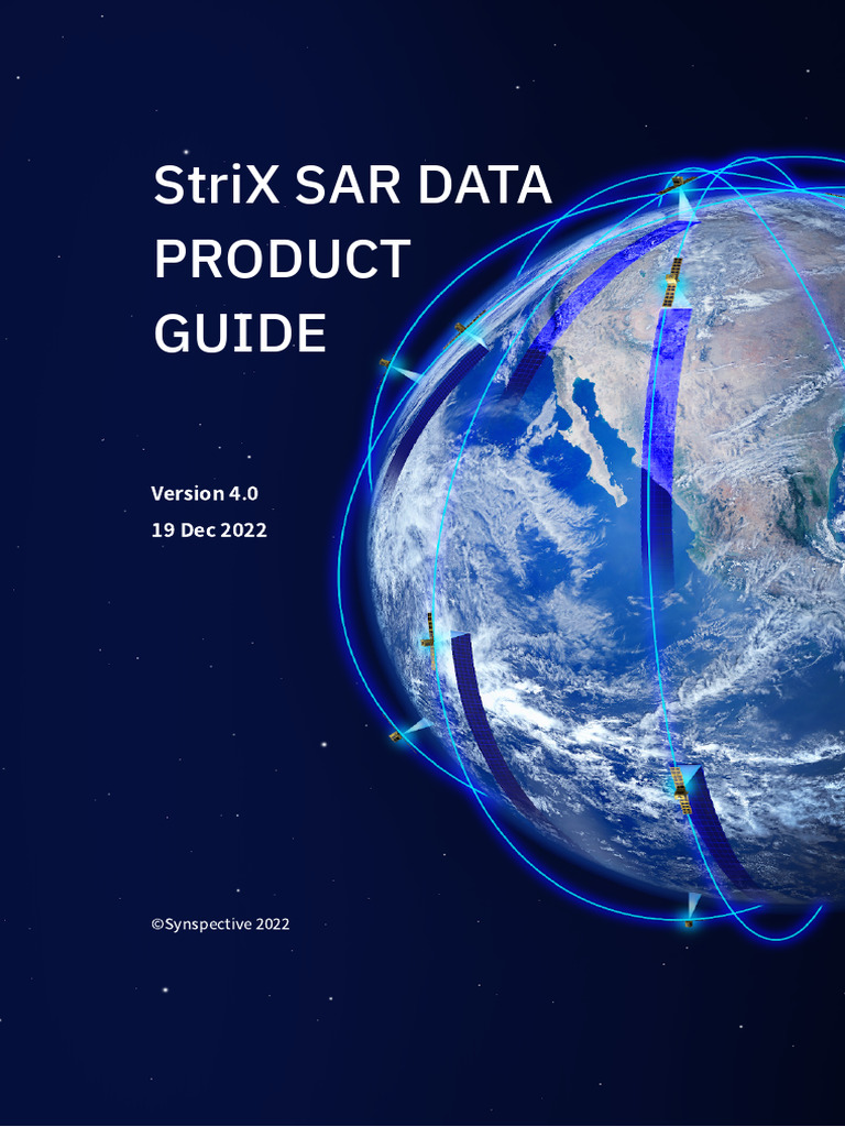 StriX SAR Data Product Guide en v4.0 | PDF | Telecommunications Engineering | Electronics