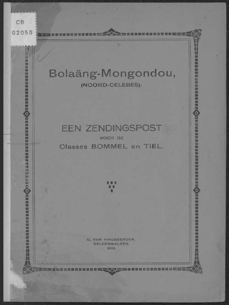 Bolaang Mongondow | PDF