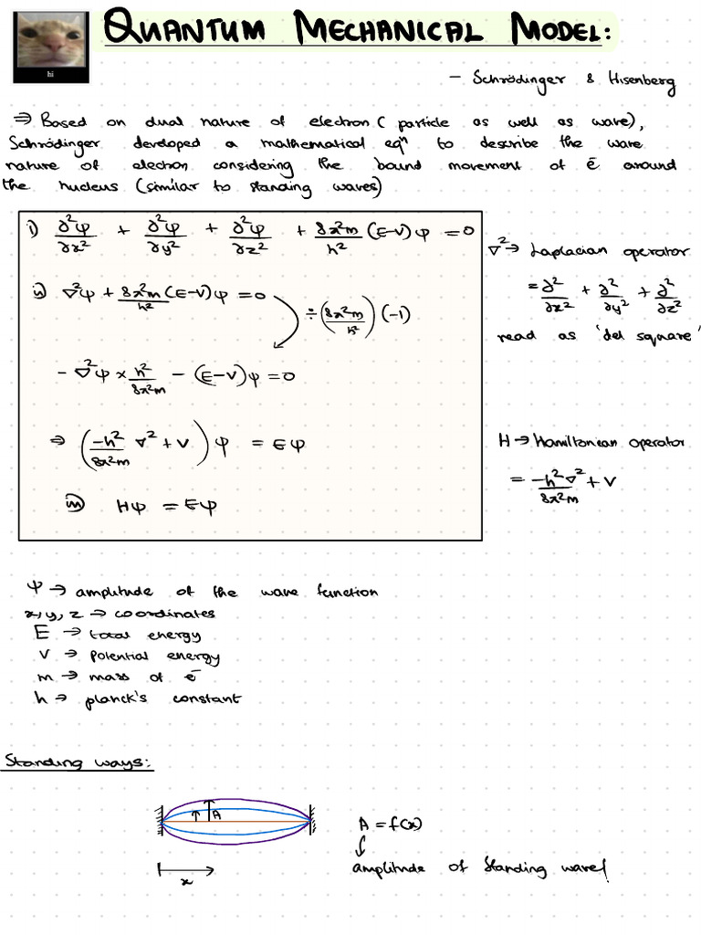 Quantum Mechanical Model Light | PDF