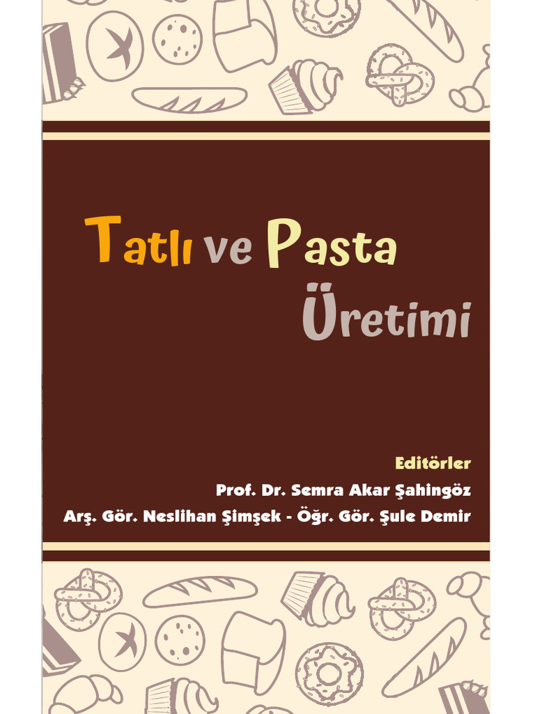 Tatli Ve Pasta Uretimi | PDF