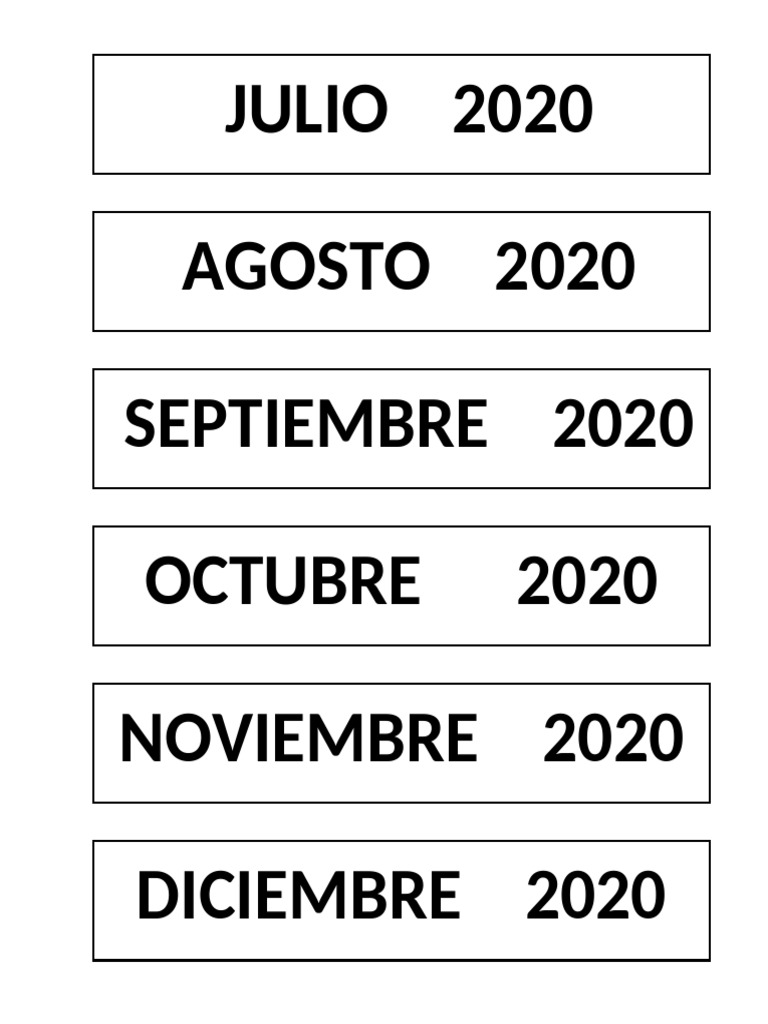 Formatos Excel | PDF