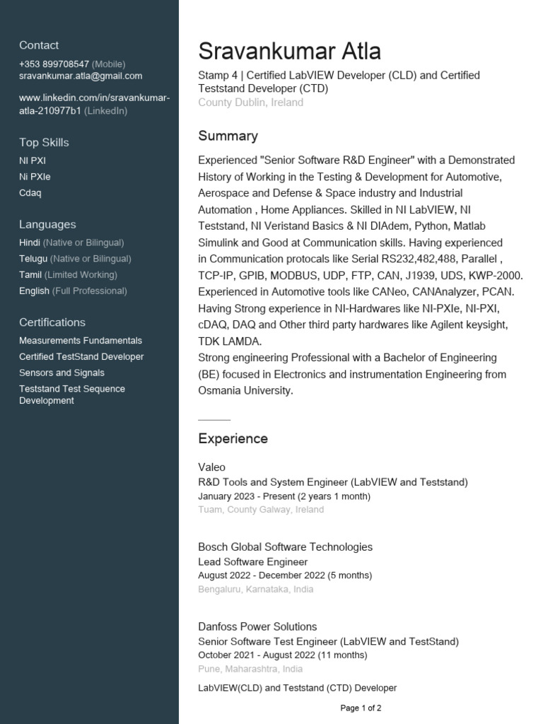 Profile | PDF