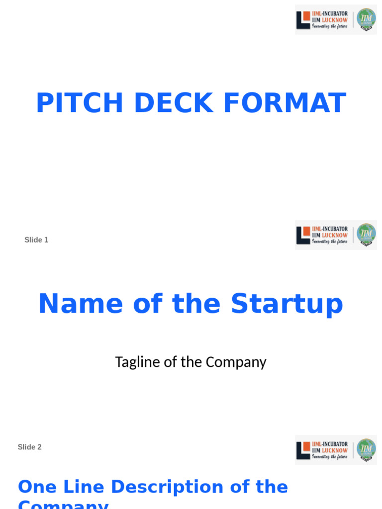 Sample Pitch Deck 8c54ed580f | PDF | Private Sector | Business Process