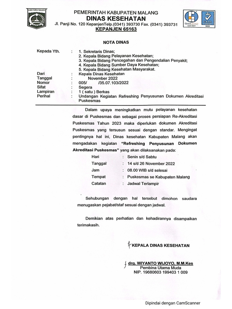 Nodin Refreshing Penyusunan Dokumen Akred | PDF