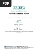 Brief2a Self Report Form Interpretive Report Sample | PDF | Cognition | Behavioural Sciences