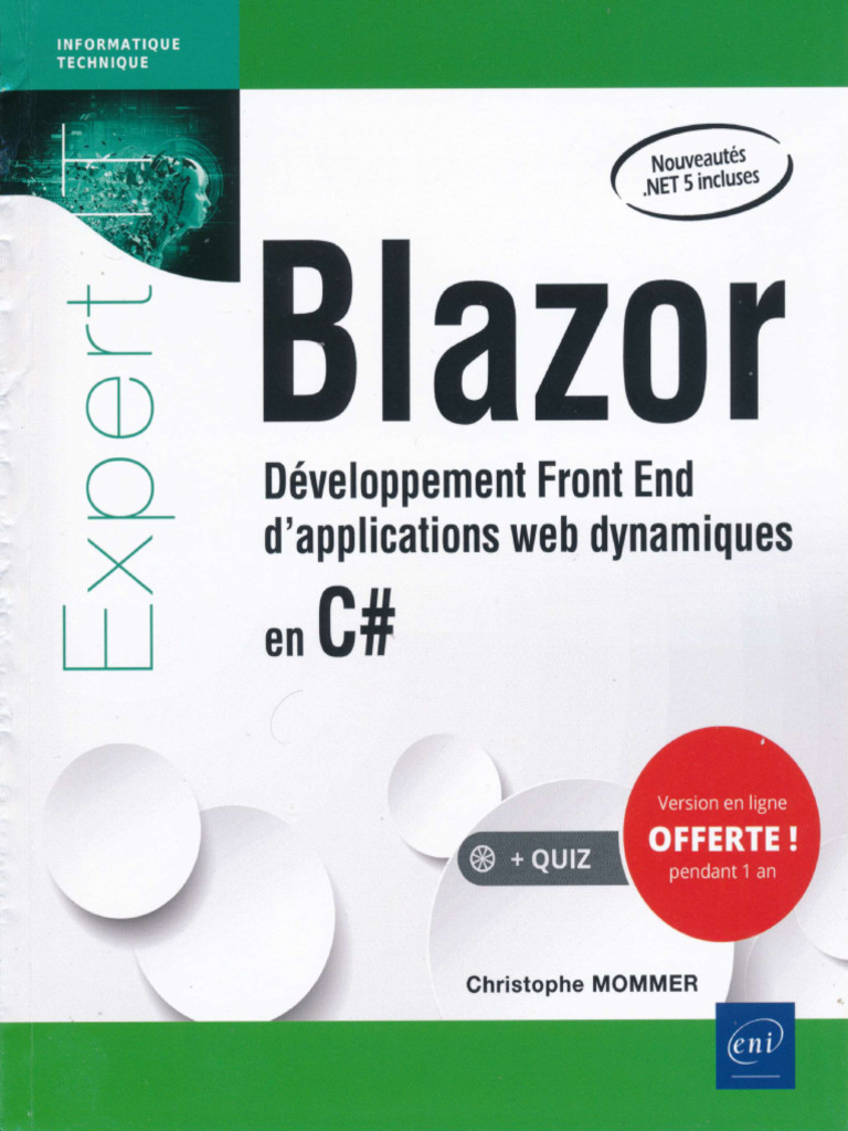Blazor Application Web Dynamique en Csharp | PDF