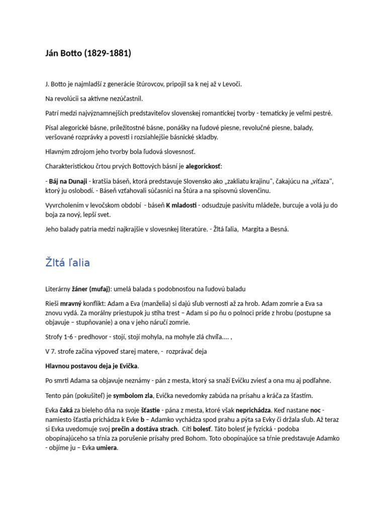 Ján Botto | PDF