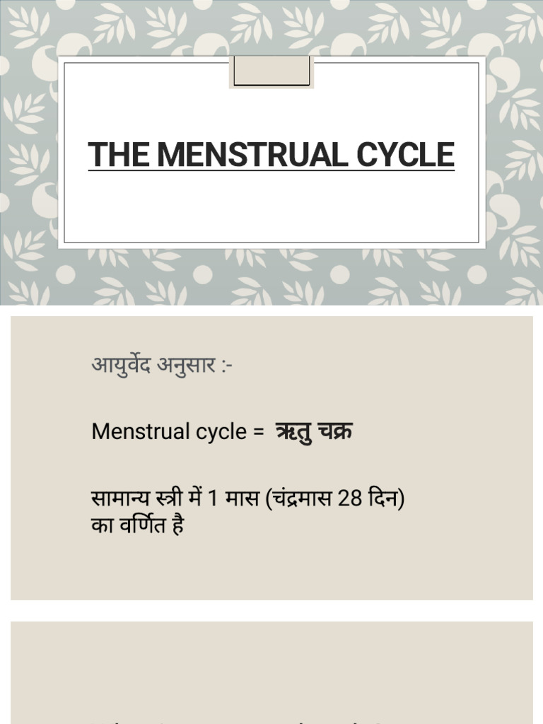 Menstrual Cycle | PDF