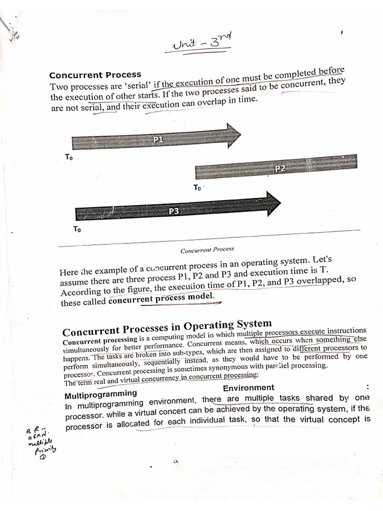 Concurrent Process Book Pages | PDF