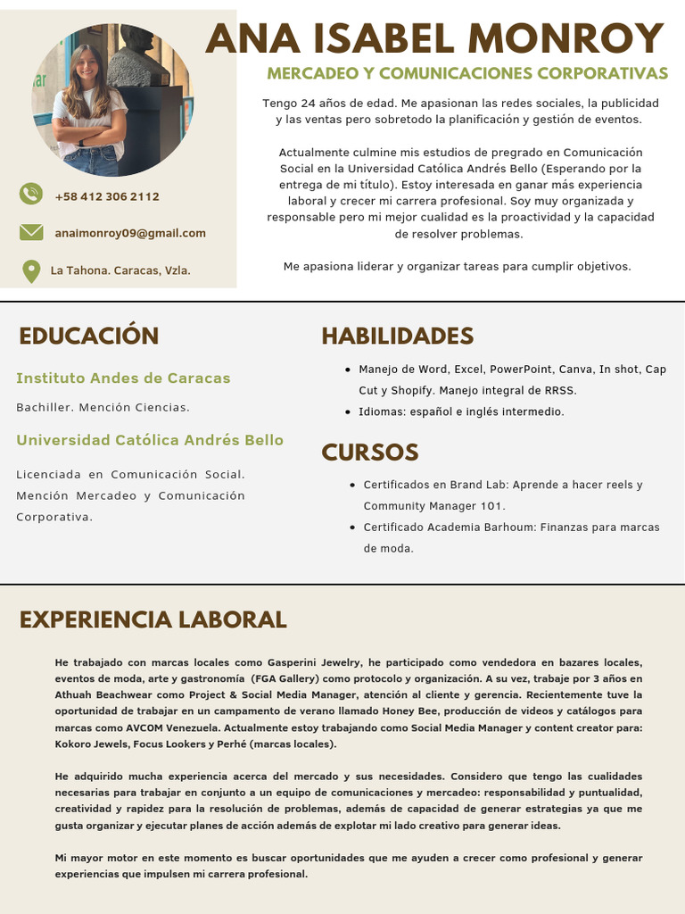 CV Monroy, Ana Isabel | PDF