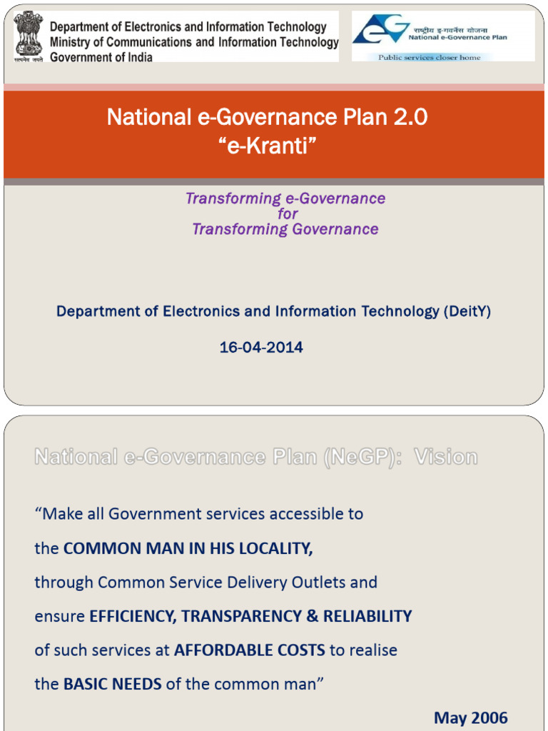 e-Kranti | PDF | Information Technology | Computing