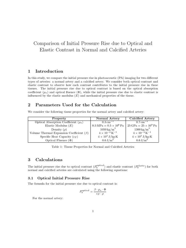 Comparision of p0 by Optical and Mechanichal Best One | PDF ...