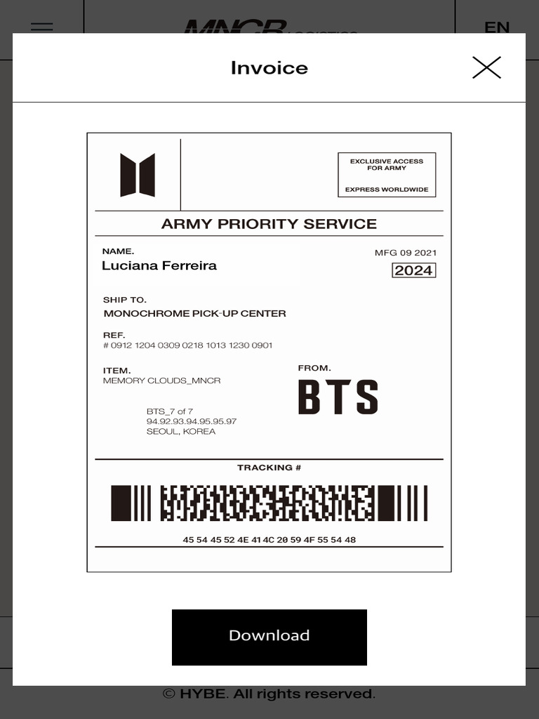 BTS MNCR Delivery Status Update | PDF