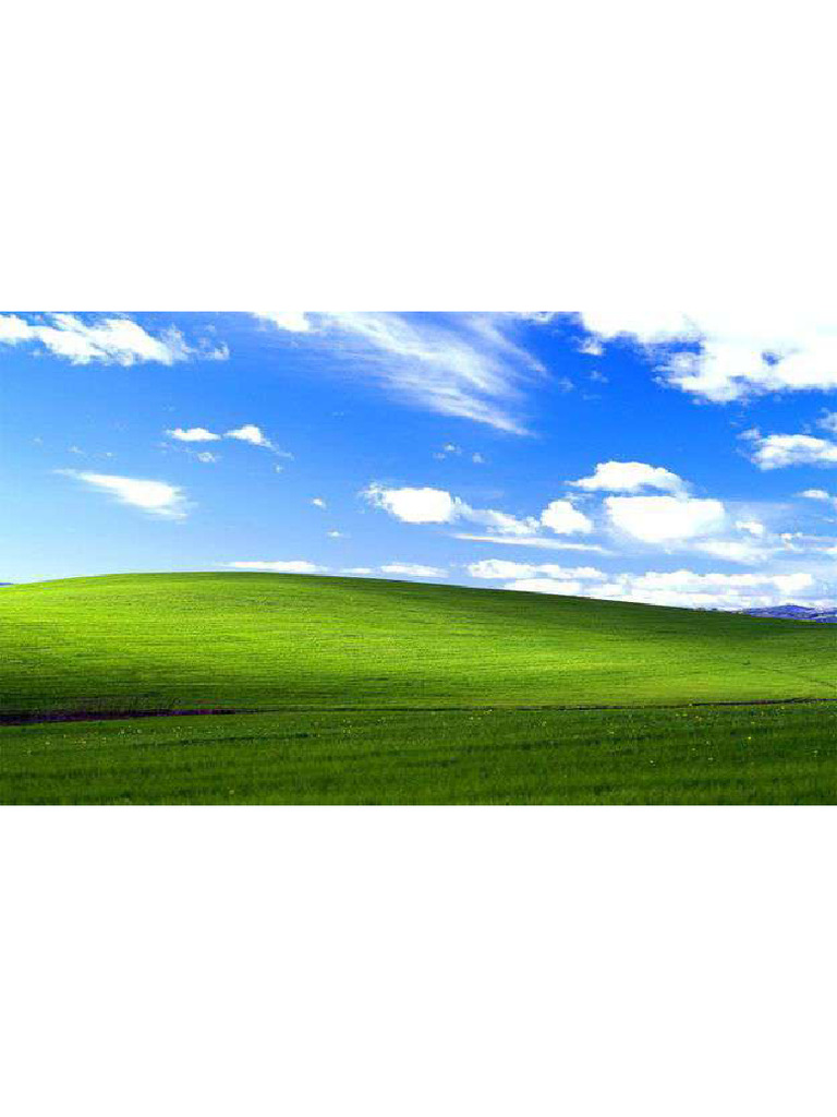 Location of The Microsoft Windows XP Default Wallpaper | PDF
