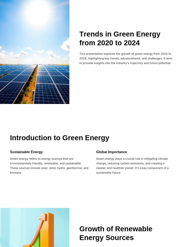 Trends in Green Energy From 2020 To 2024.pptx - 20250128 - 145718 ...
