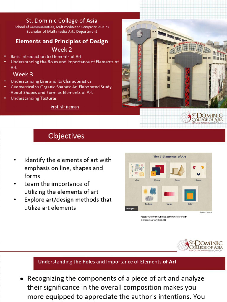 w2-3 Elements of Art | PDF | Composition (Visual Arts) | Color