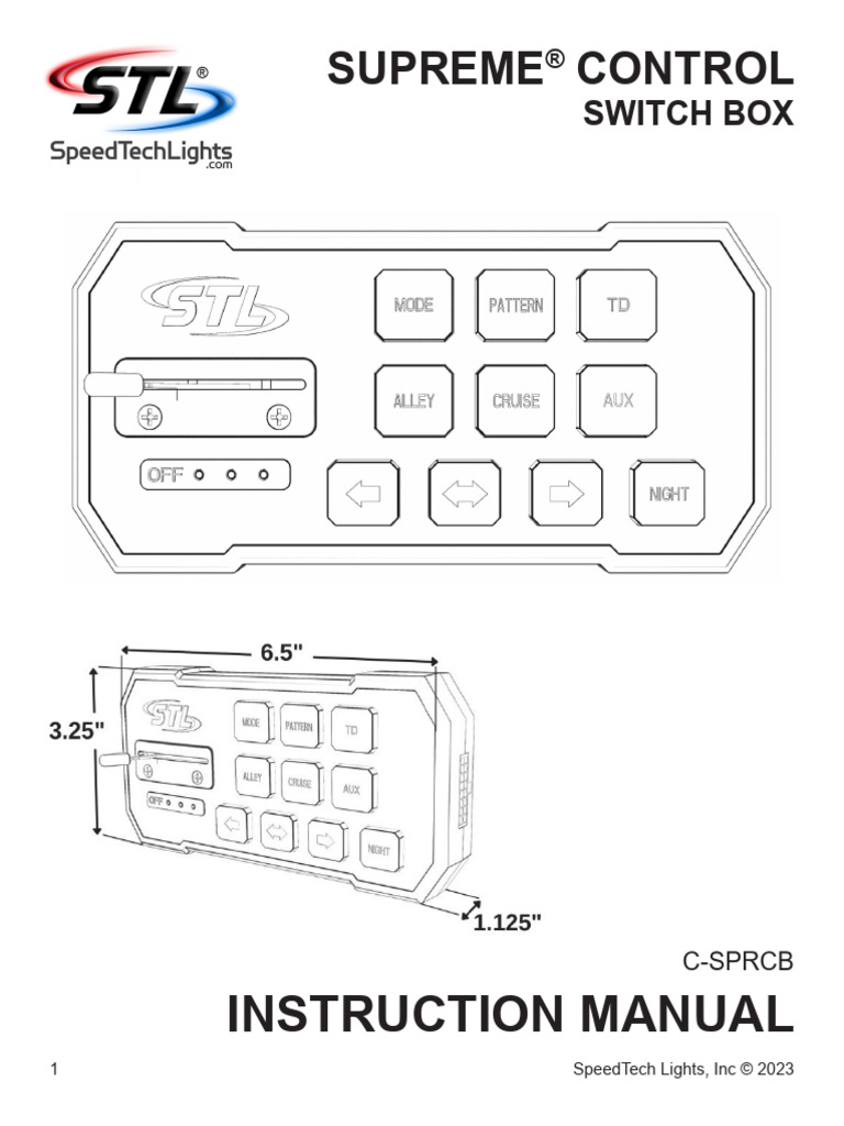 85966STL Supreme Control | PDF | Airbag | Traffic