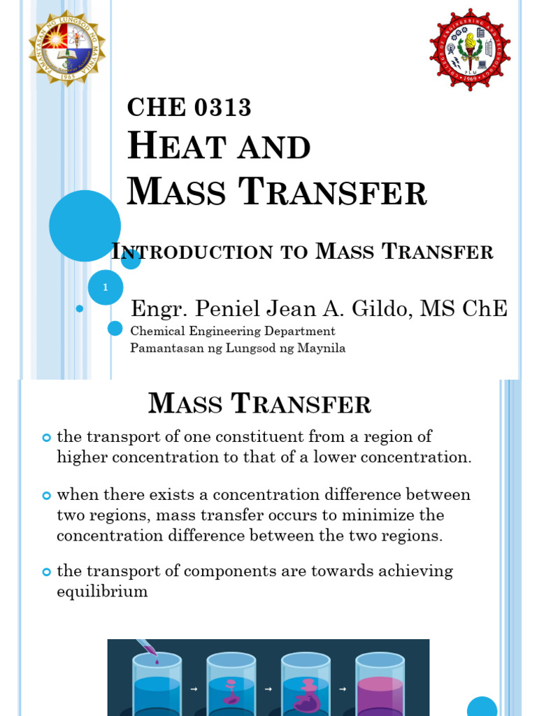 14 Introduction To Mass Transfer | PDF | Diffusion | Turbulence