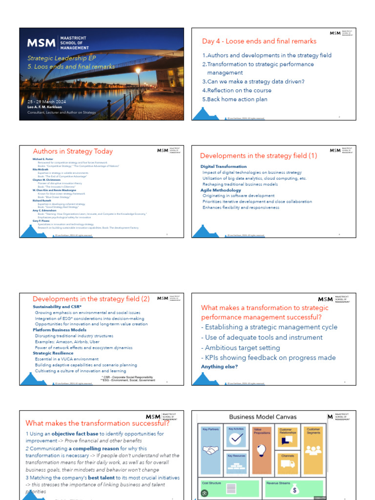 MSM SLOC Module 5 Open Ends MRT 2024 Kopie | PDF | Strategic Management ...