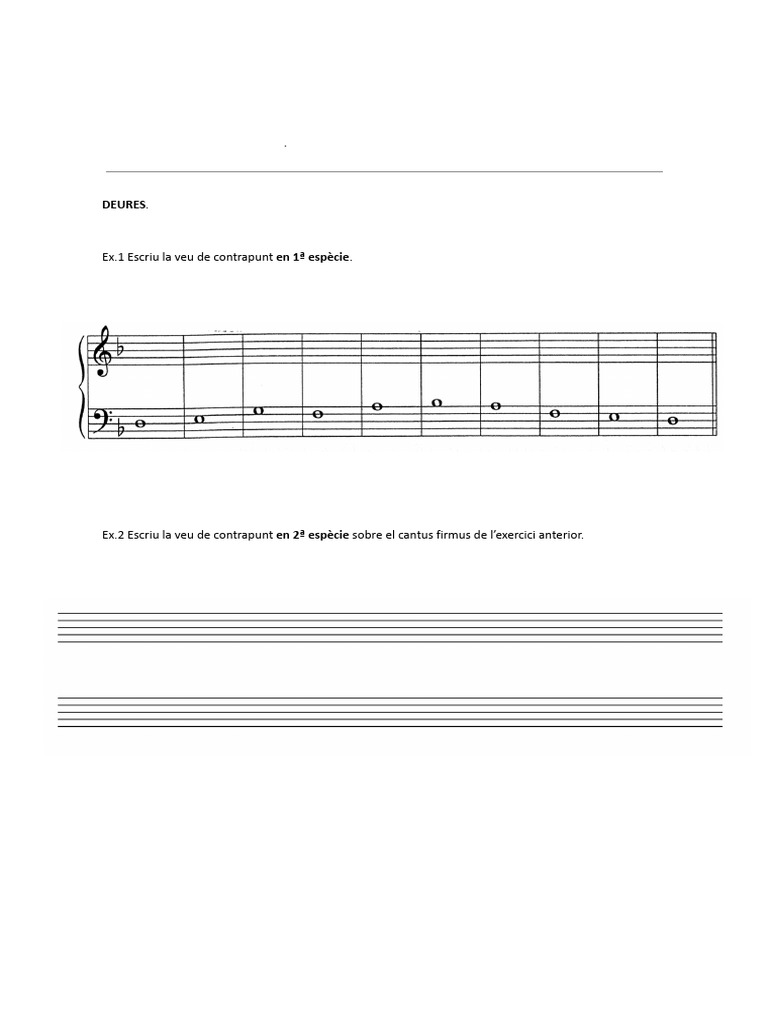 Deures 2-Espècies1-3 | PDF