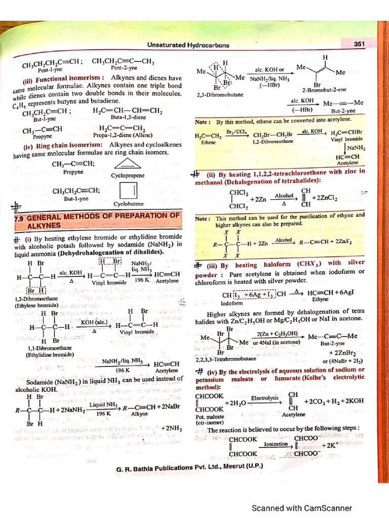 Alkynes Xi2 | PDF