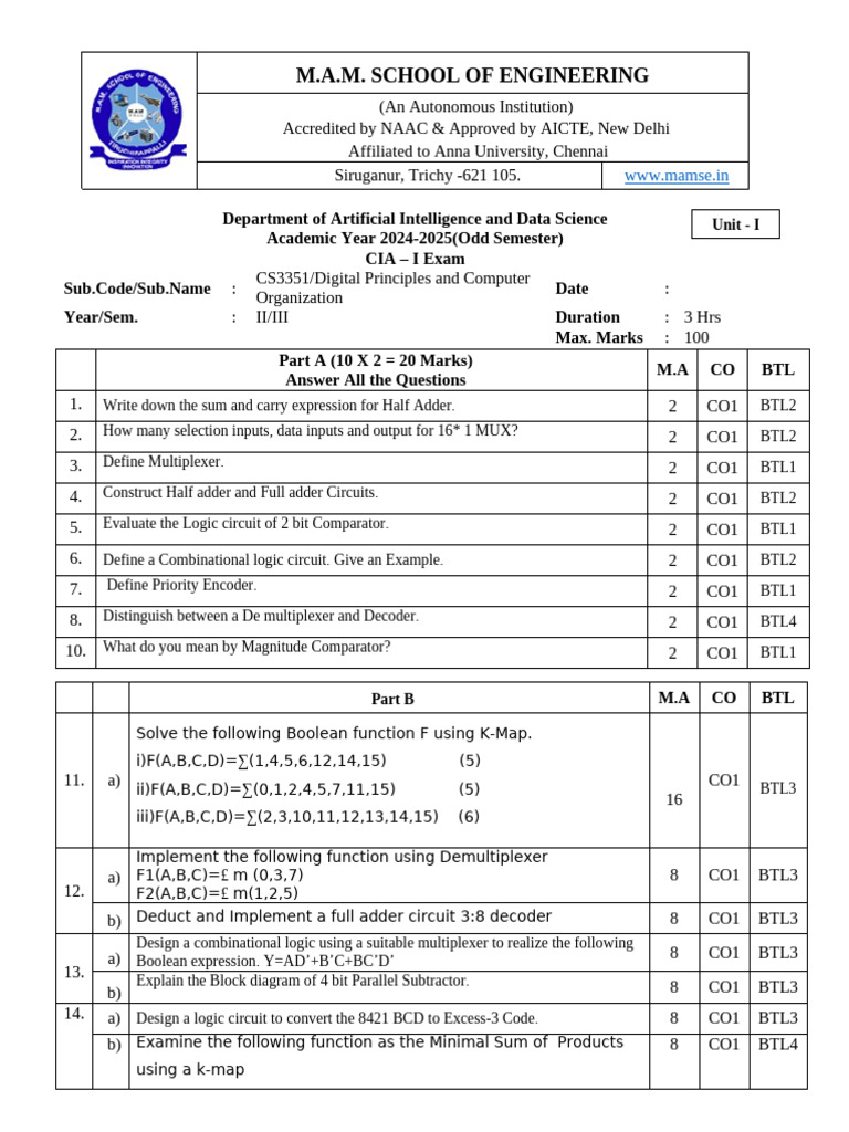 AIDS DPCO QB UPDATED | PDF | Computer Memory | Computer Science AIDS DPCO QB UPDATED | PDF | Computer Memory | Computer Science