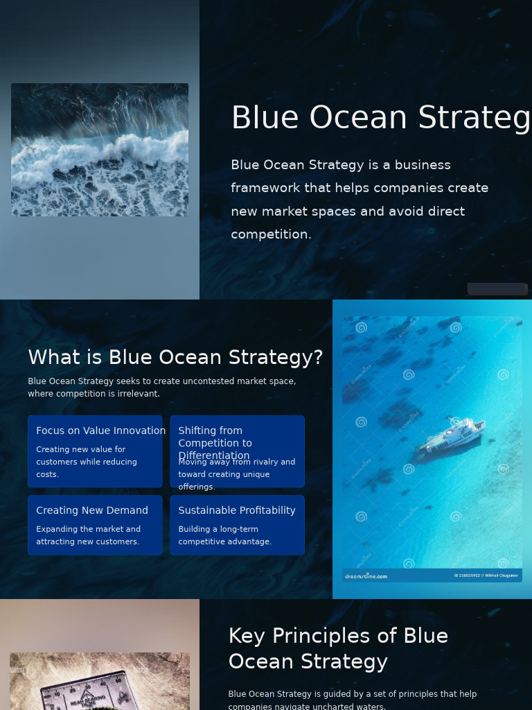 Blue Ocean Strategy | PDF | Innovation | Market (Economics)