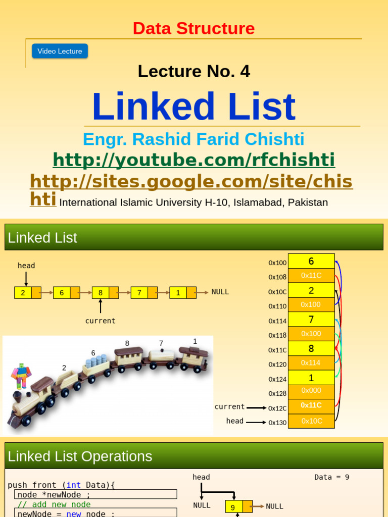Linked List Concepts & Applications | PDF | Algorithms And Data Structures | Information ...