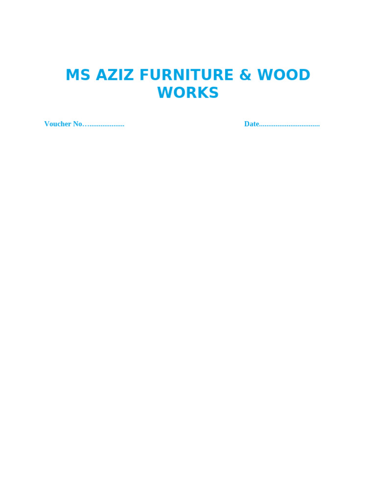 Ms Aziz Furniture | PDF