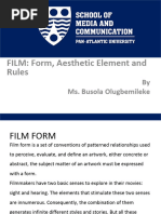 Principles of Film Form | PDF | Filmmaking | Phenotypic Trait