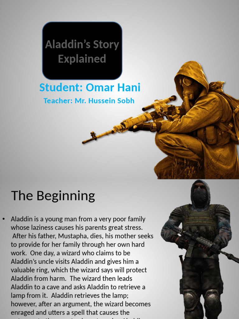 Aladdin's Story Explained | PDF | Fairy Tales | Folklore