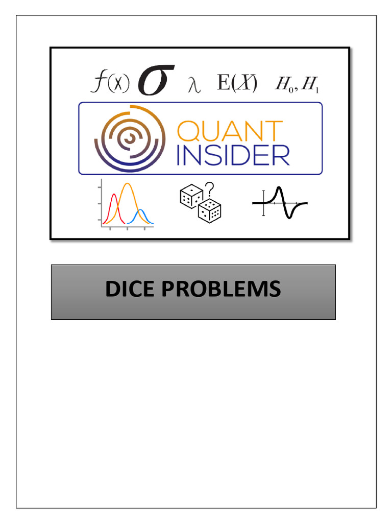 Dice Problems | PDF