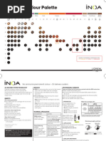 iNOA Color Chart and Application Guide | PDF | Allergy | Color