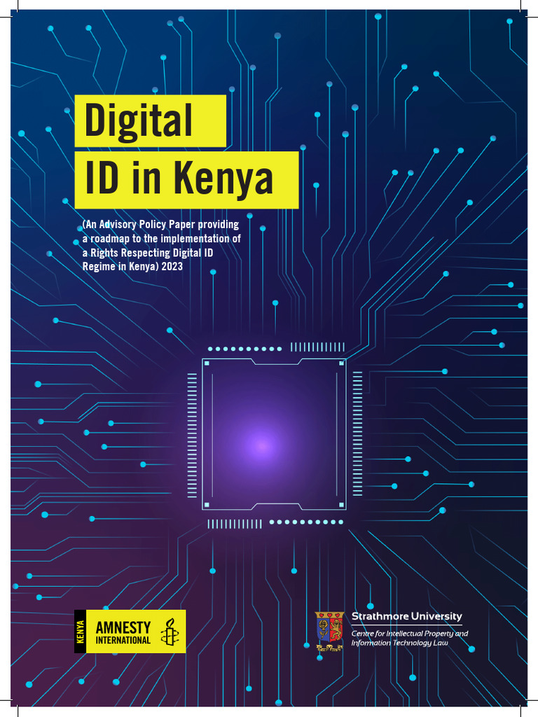 Digital ID in Kenya FINAL POLICY PAPER - Print | PDF | Identity ...