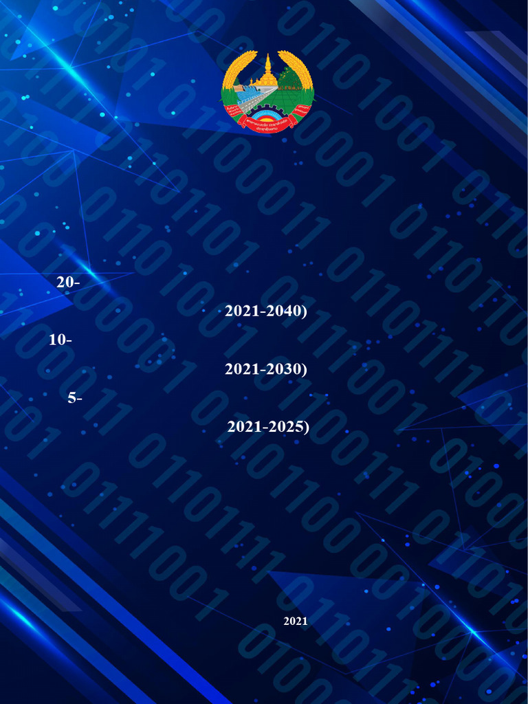 Laos Digital Economy Development Plan | PDF | Information And ...