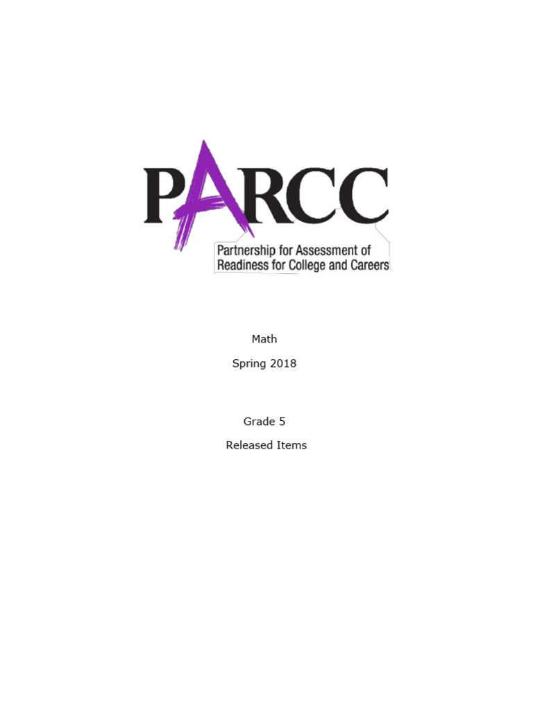 5th Grade PARCC 2018 | PDF