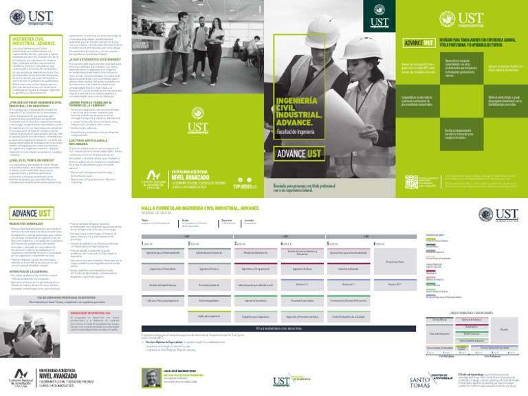 Ingeniería Civil Industrial UST | PDF | Ingeniería | Ingeniería Industrial